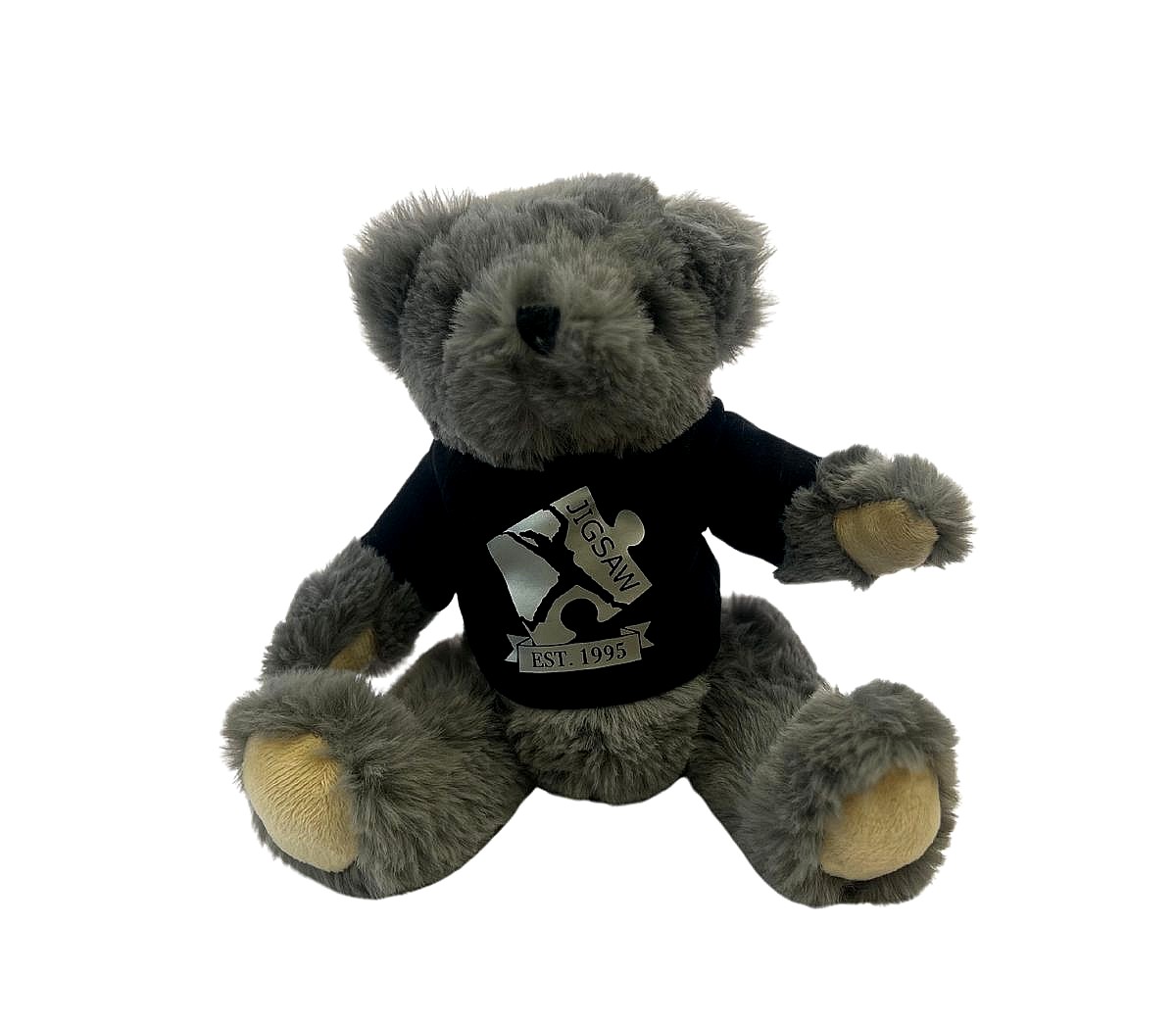 Jigsaw Arts Mascot - Arty Bear, Jigsaw charity teddy bear